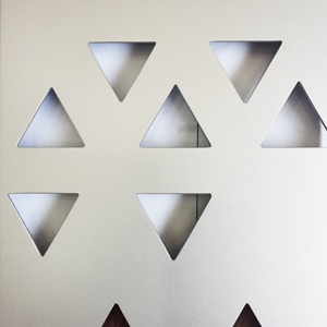 Panel de aluminio perforado para revestimiento de fachadas - Kingmets